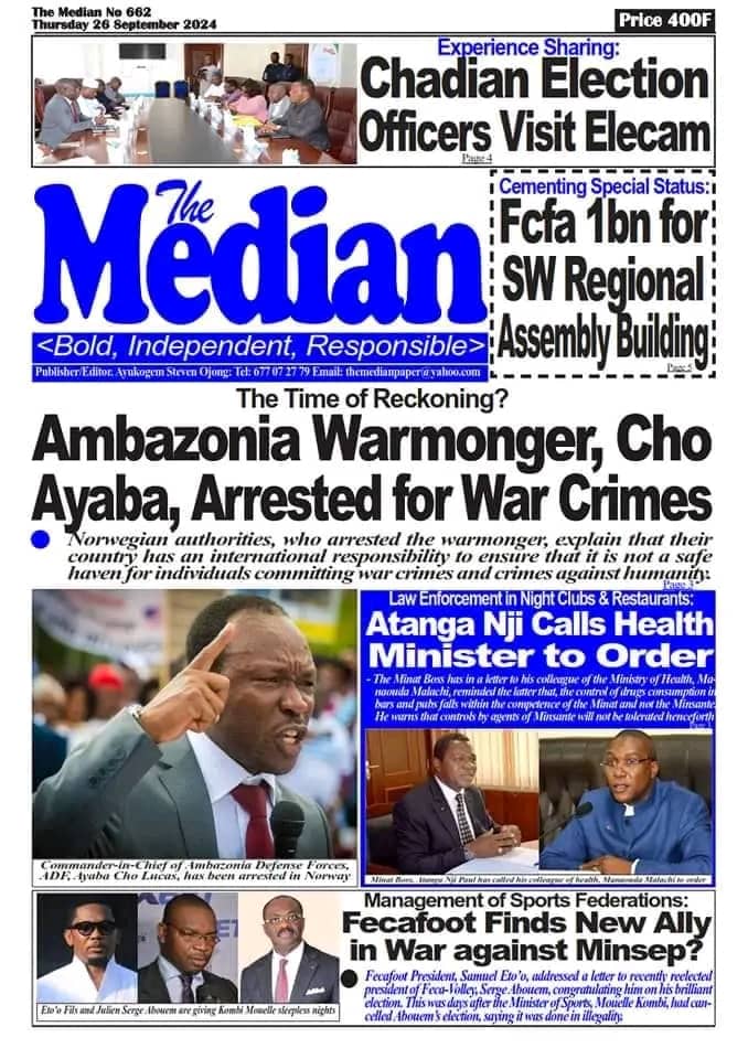 Politique : La presse écrite camerounaise salue l’arrestation Lucas ...